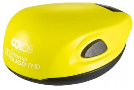 COLOP Mouse R40 жёлтый неон - карманная оснастка для печати