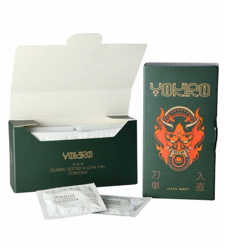 Презервативы YOKIRO ассорти, №12