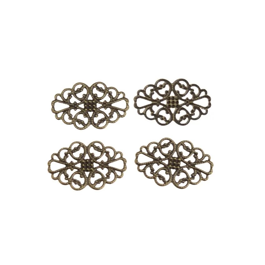 Металлические цветочные обертки bronze, 4 шт.
