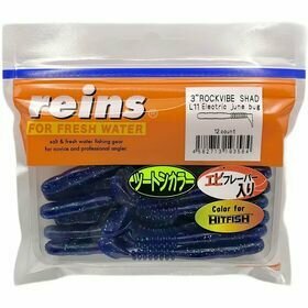 Силиконовая приманка REINS ROCKVIBE SHAD 3 Цв. L11 - Electric june bug