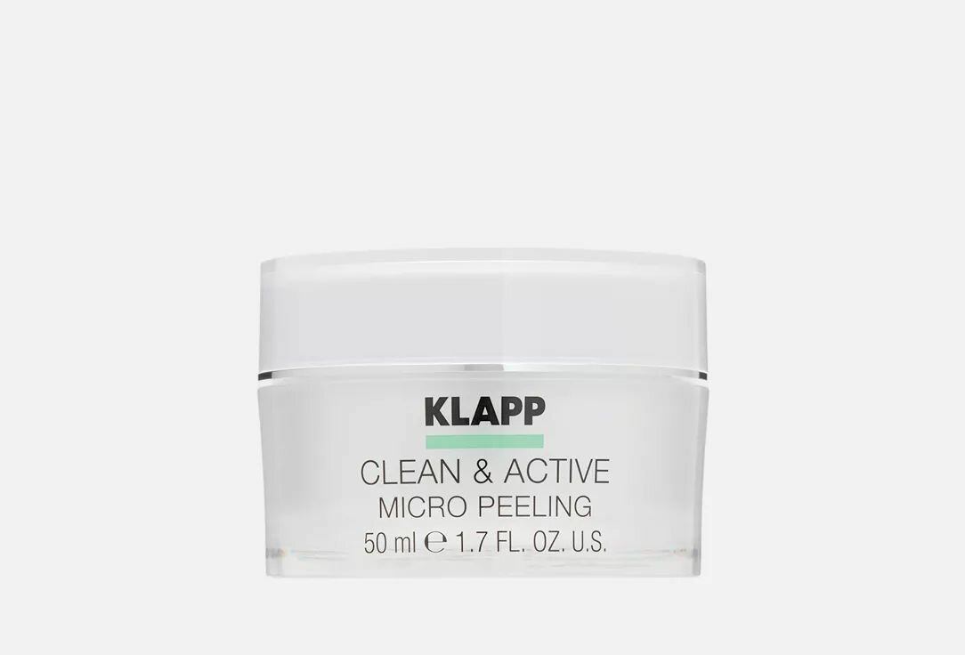 KLAPP Микропилинг для всех типов кожи CLEAN&ACTIVE Micro Peeling, 50 мл