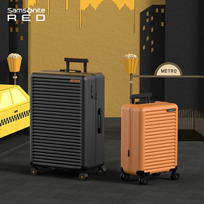 Чемодан Samsonite, 44.5 л, размер S, черные — фото 1