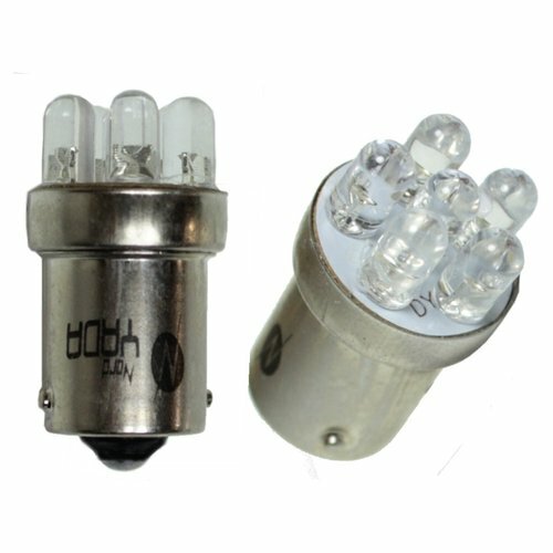 Светодиод G18.5 (6LED) BA15s 12V красный 0.48W 2.8lm TM NORD YADA Nord YADA 901885