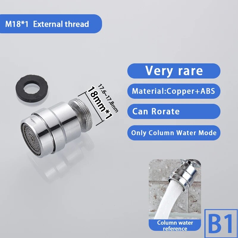 Водосберегающий латунный аэратор Gnimauhz 18/20/22/24 мм M18 Copper