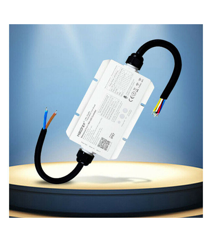 Контроллер Wi-Fi с трансмиттером, для ленты RGB, RGBW, CCT, WL5, IP67.
