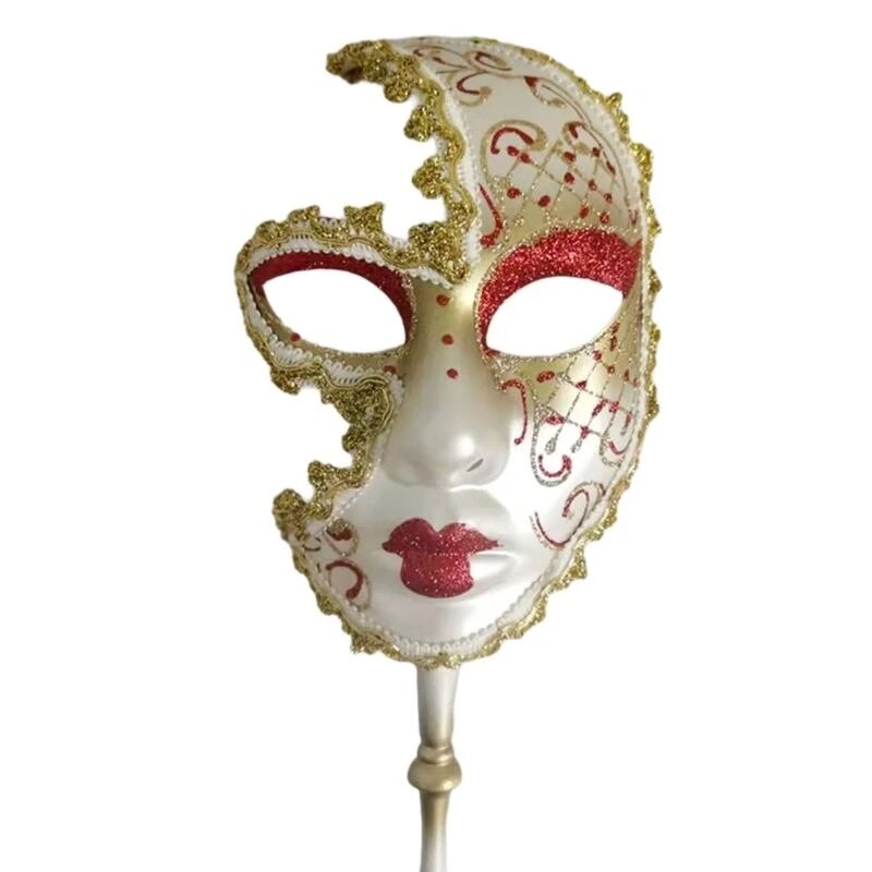 Q39C Хэллоуин Маска Mardi Gras Mask Mask Mask Mask Carnivals Mask Maskerad