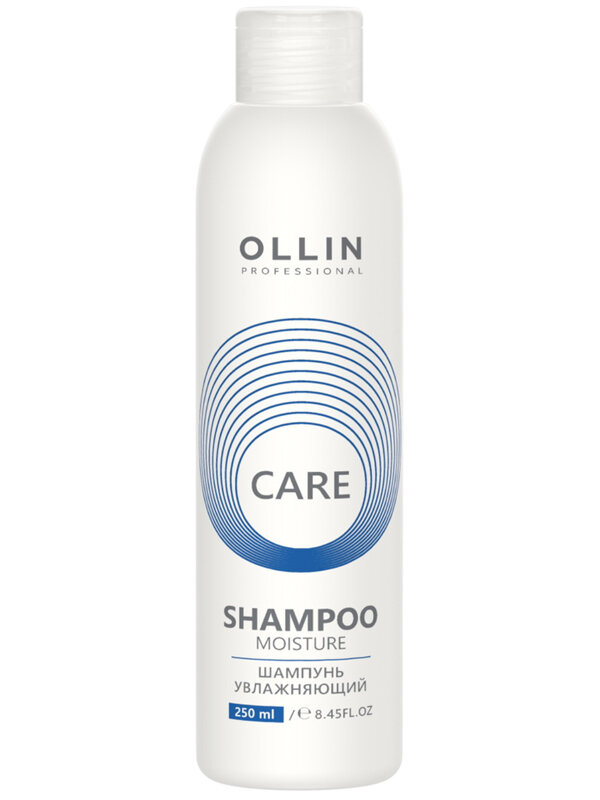Шампунь OLLIN Care Moisture, увлажняющий, для всех типов волос, 250мл
