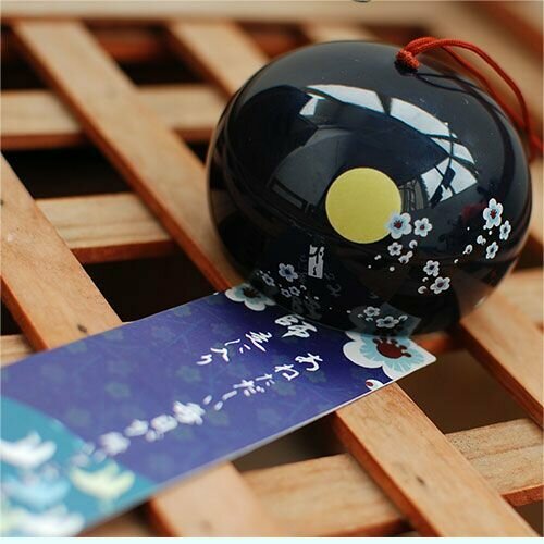 Керамический ветряной колокольчик на тему японских времен года Подходит для балкона, окна, на открытом воздухе