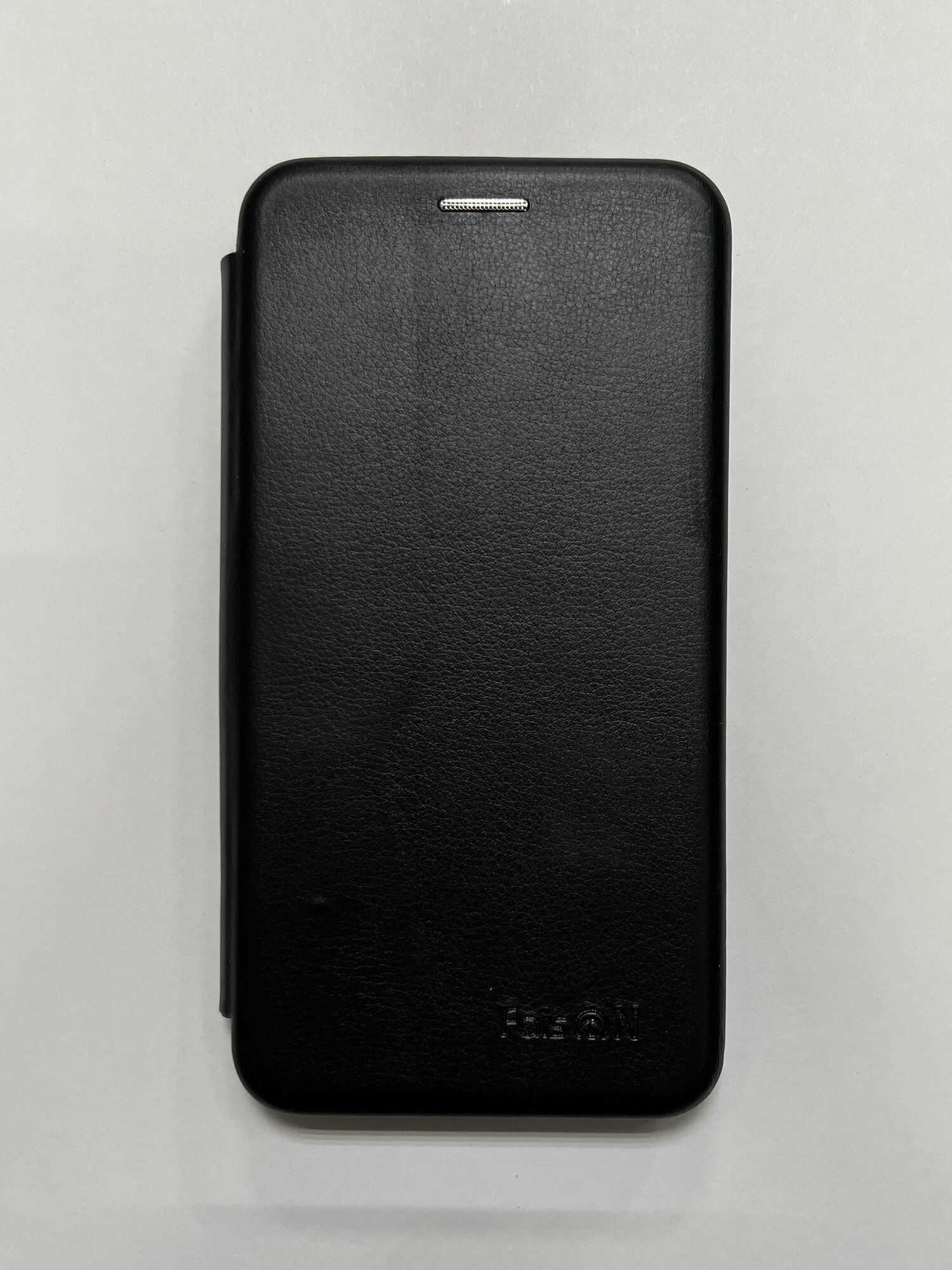Чехол-книга для Apple iPhone 13, чёрный, FaisON Premium