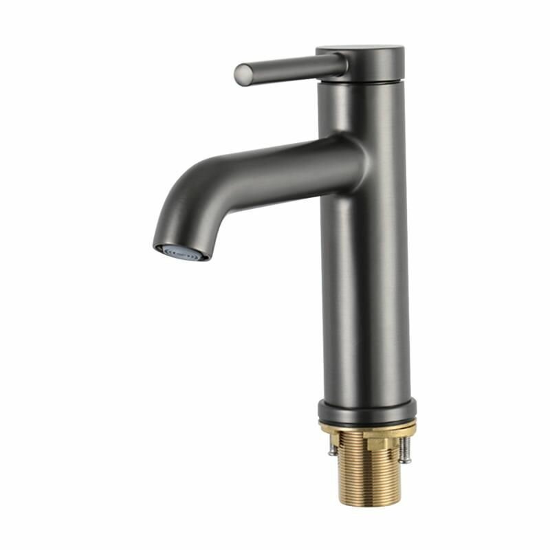 Смеситель для раковины Gappo G06-9 G1VS00IT6-NK9 оружейная сталь