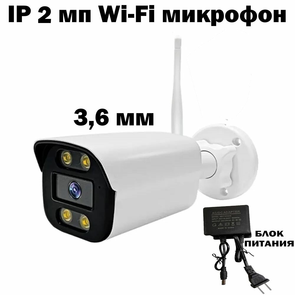 Сетевая IP камера Wi-Fi слот для флеш карты микрофон и динамик 2 мегапикселя KAM025