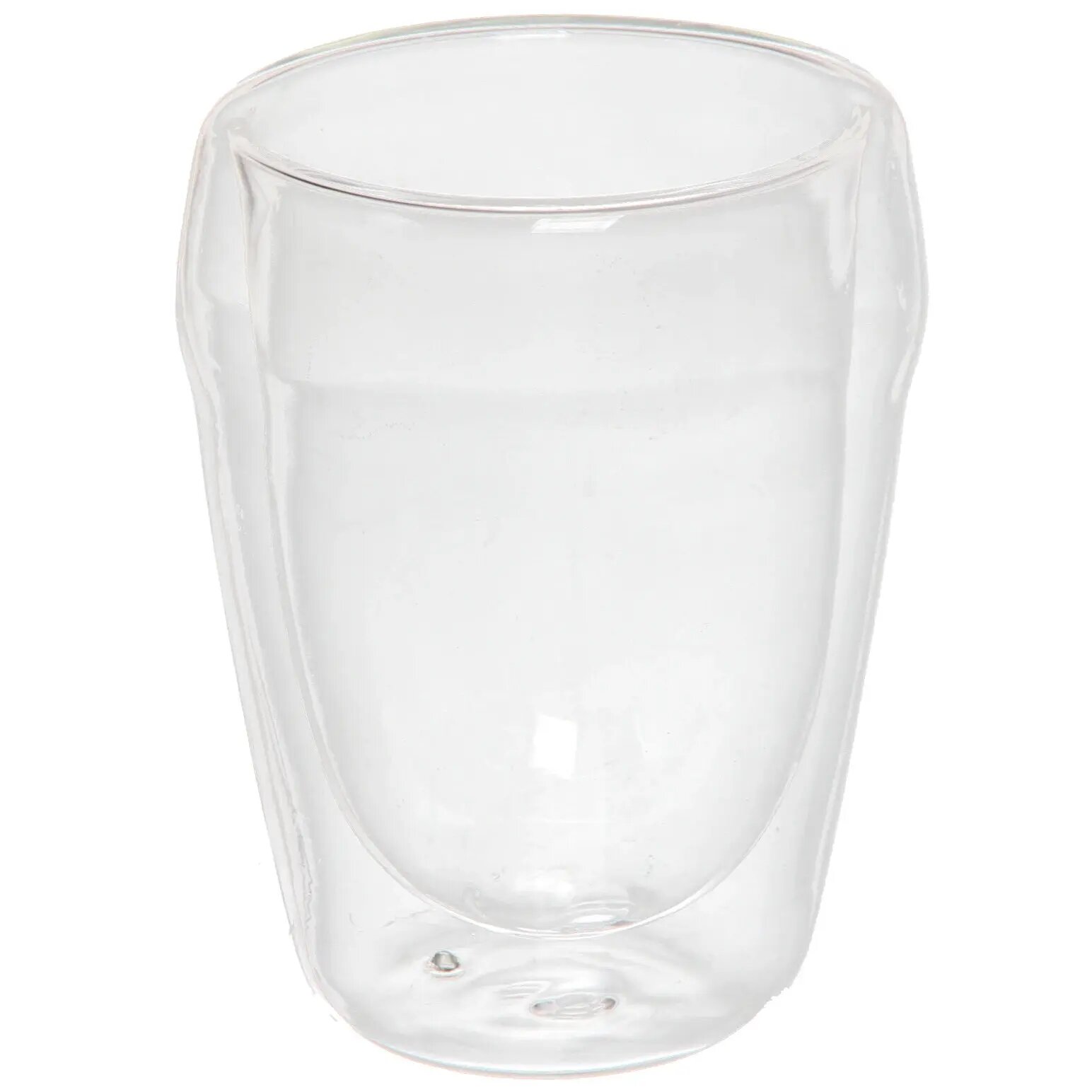 Стакан стеклянный с двойными стенками 350мл, стильный и удобный