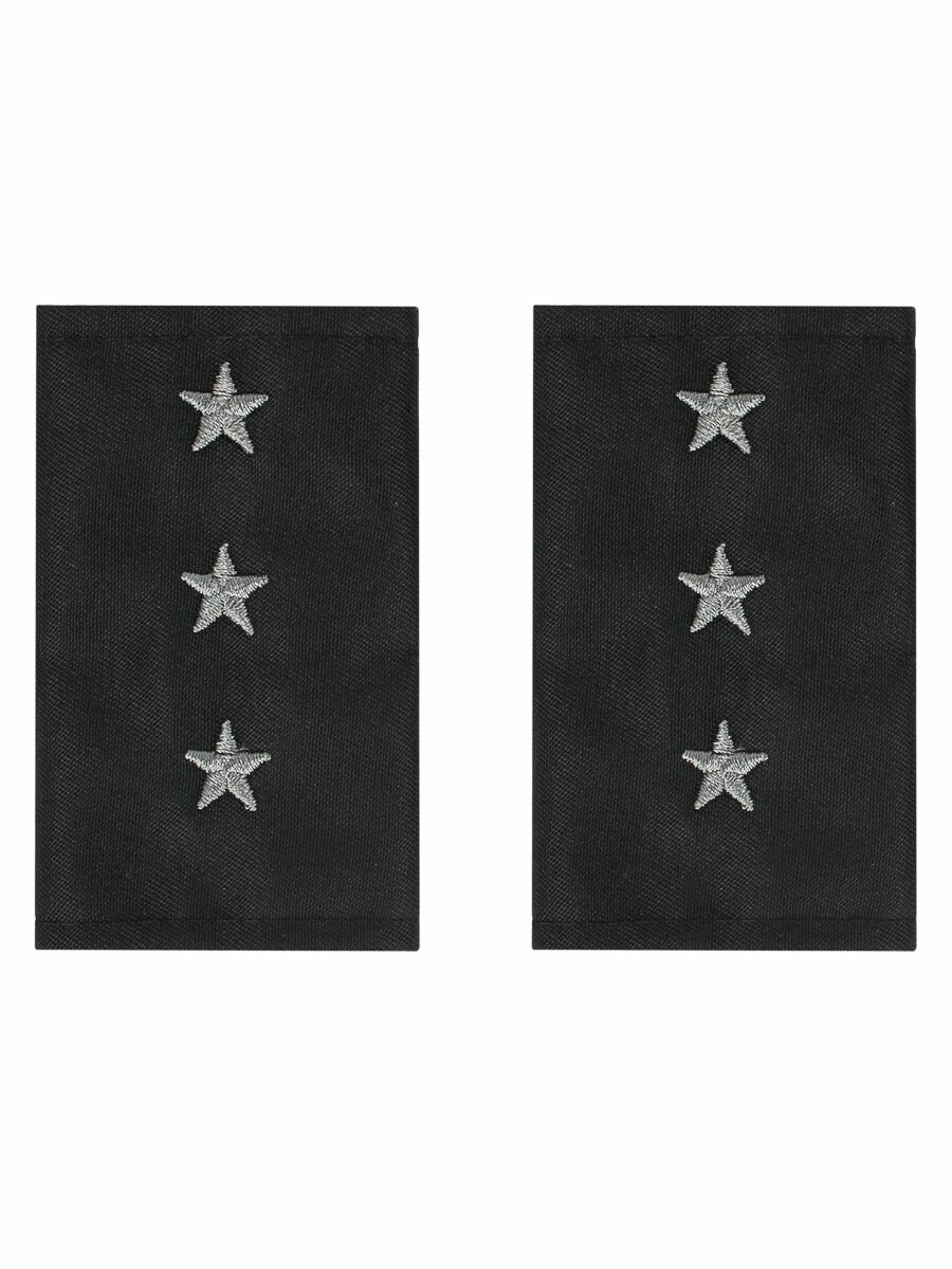 Фальш погоны собр омон Старший Прапорщик цвет черный 752194