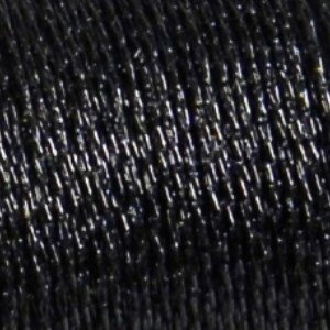 Металлизированные нитки DMC Diamant, 35м в катушке, D380 (D310, (100% полиэстер), чёрный)