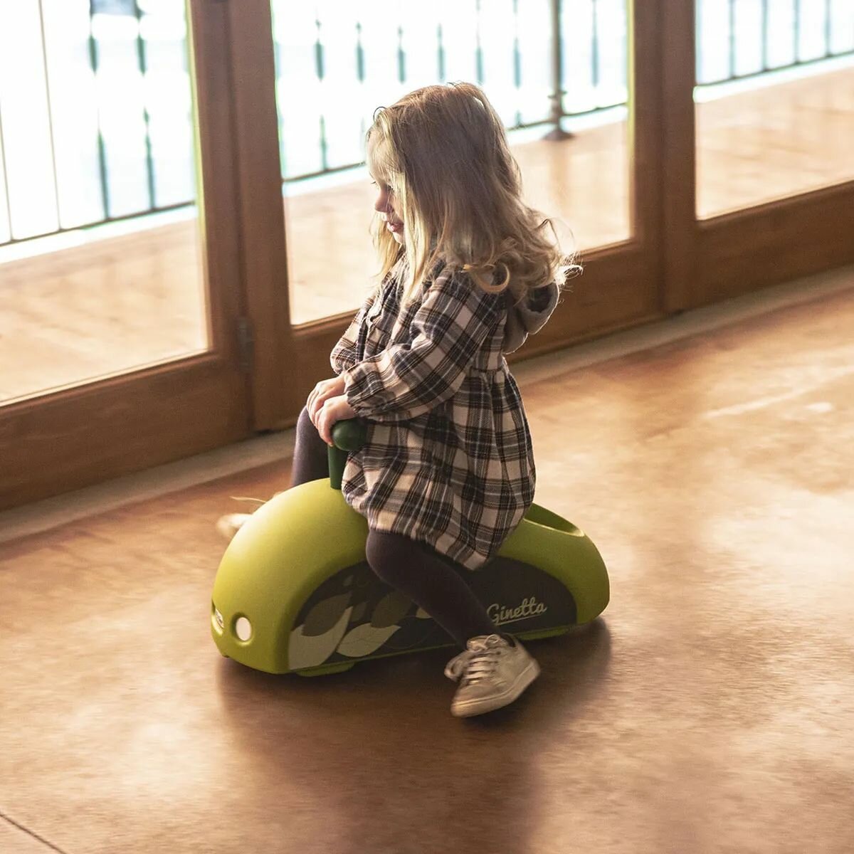 Каталка Italtrike, для детей от 1 до 5 лет, цвет хаки, в подарочной упаковке