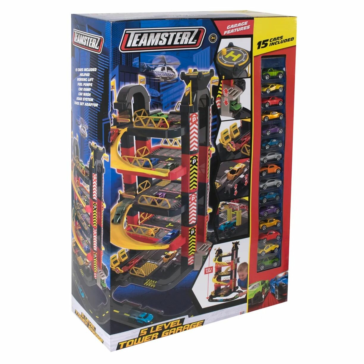 Парковка HTI Teamsterz, для детей от 3 до 11 лет, 15 машинок