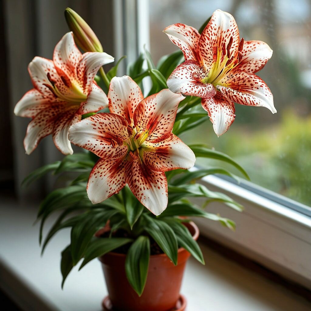 Лилия горшечная, семена для комнатного выращивания