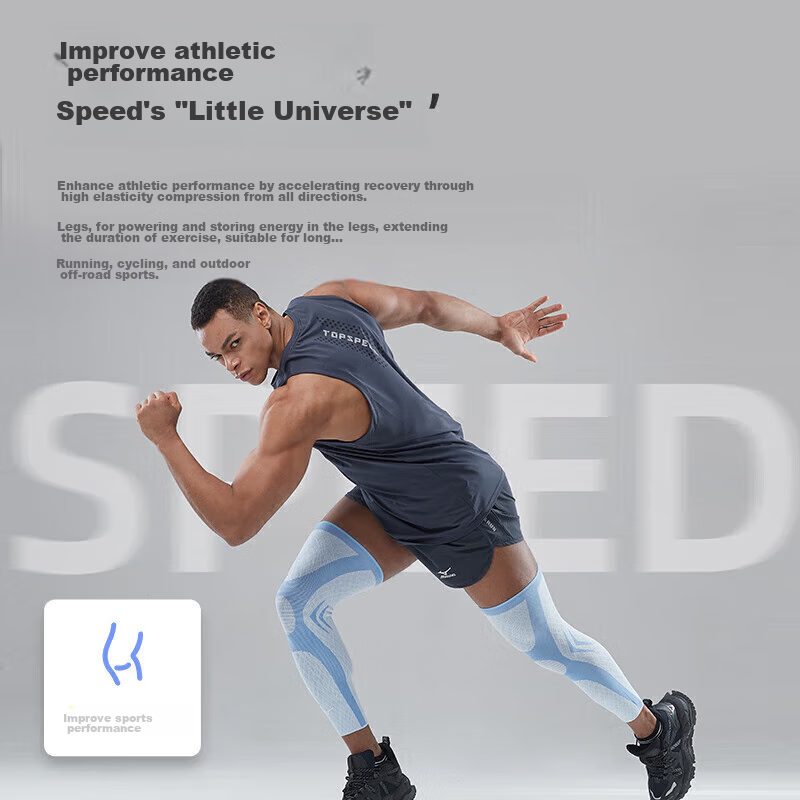 Mizuno Knee Pads for Sports, Running, Men And Women, Autumn And Winter, Lightweight, Professional, Basketball, Soccer, Badminton, Extended Leg Guards, 2548XL, Black