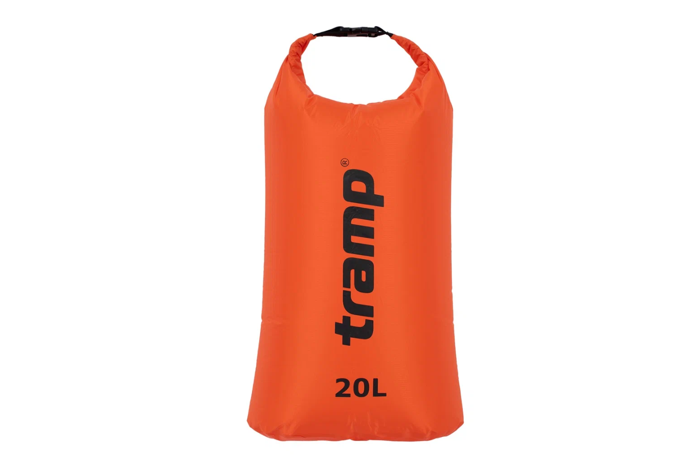 Гермомешок Tramp "Nylon Ultralight", 20 л, TRA-310, водонепроницаемый, для защиты от влаги и грязи, 65х37 см, оранжевый