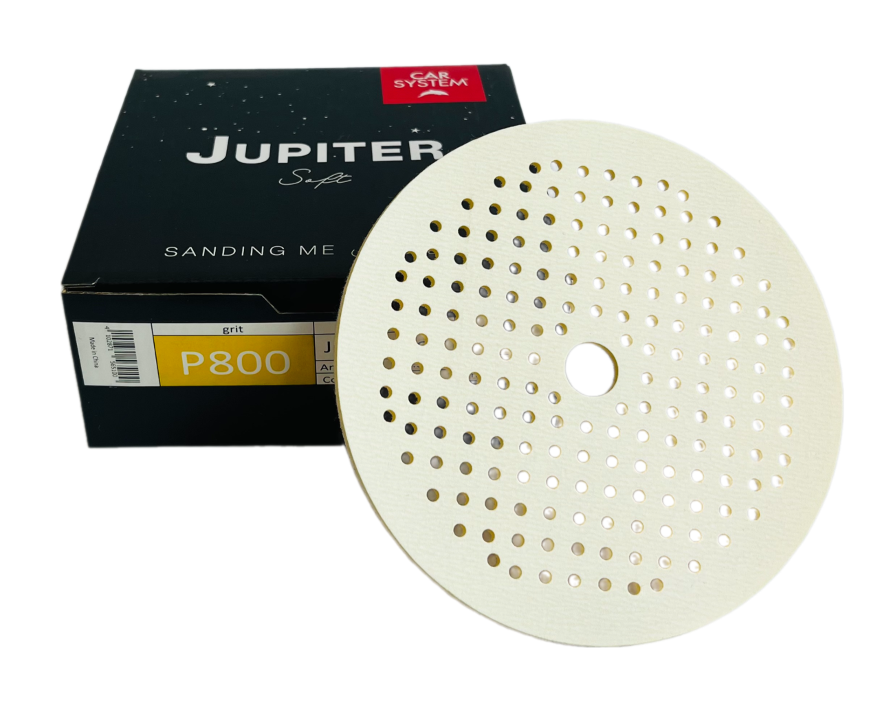 Круг шлифовальный CarSystem ProFlex Jupiter Soft D-152мм, P800 на вспененной основе, на липучке (уп. 15 шт.)