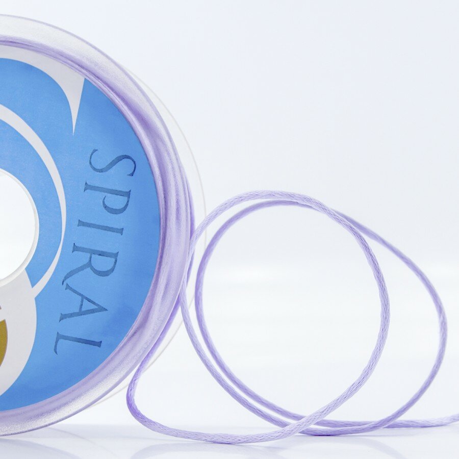 Шнур атласный SAFISA 2 мм, 25 м, цвет 08, лиловый