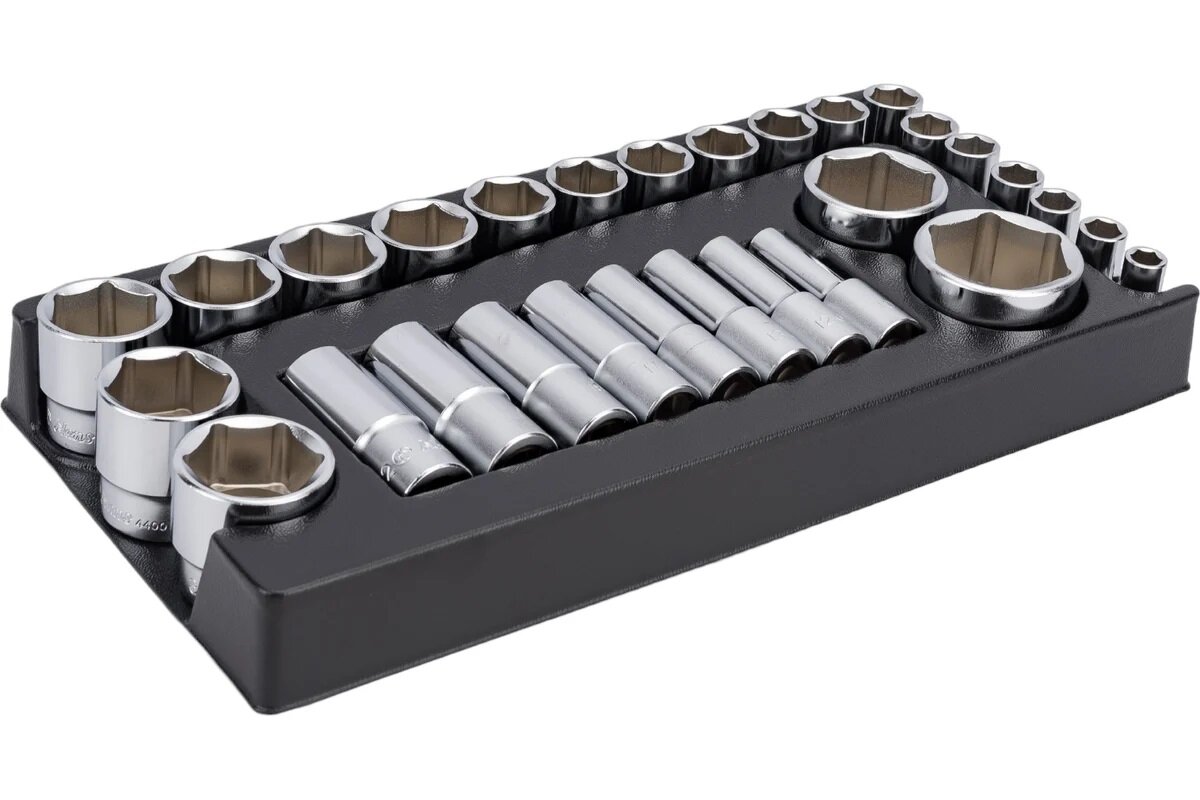 Hans Набор торцевых головок 10-46 мм; 1/2", 29 шт, в ложементе TT-2