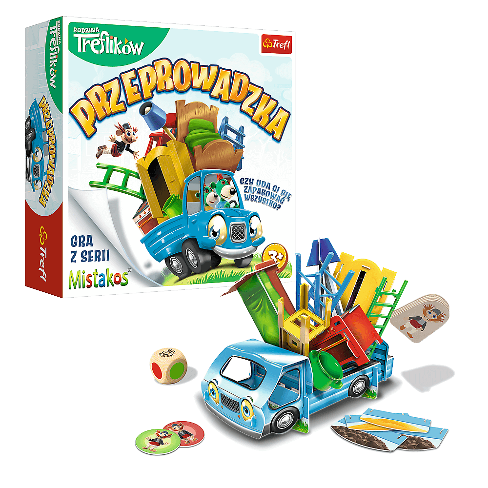 Игра "Переезд" Трефлики, Trefl