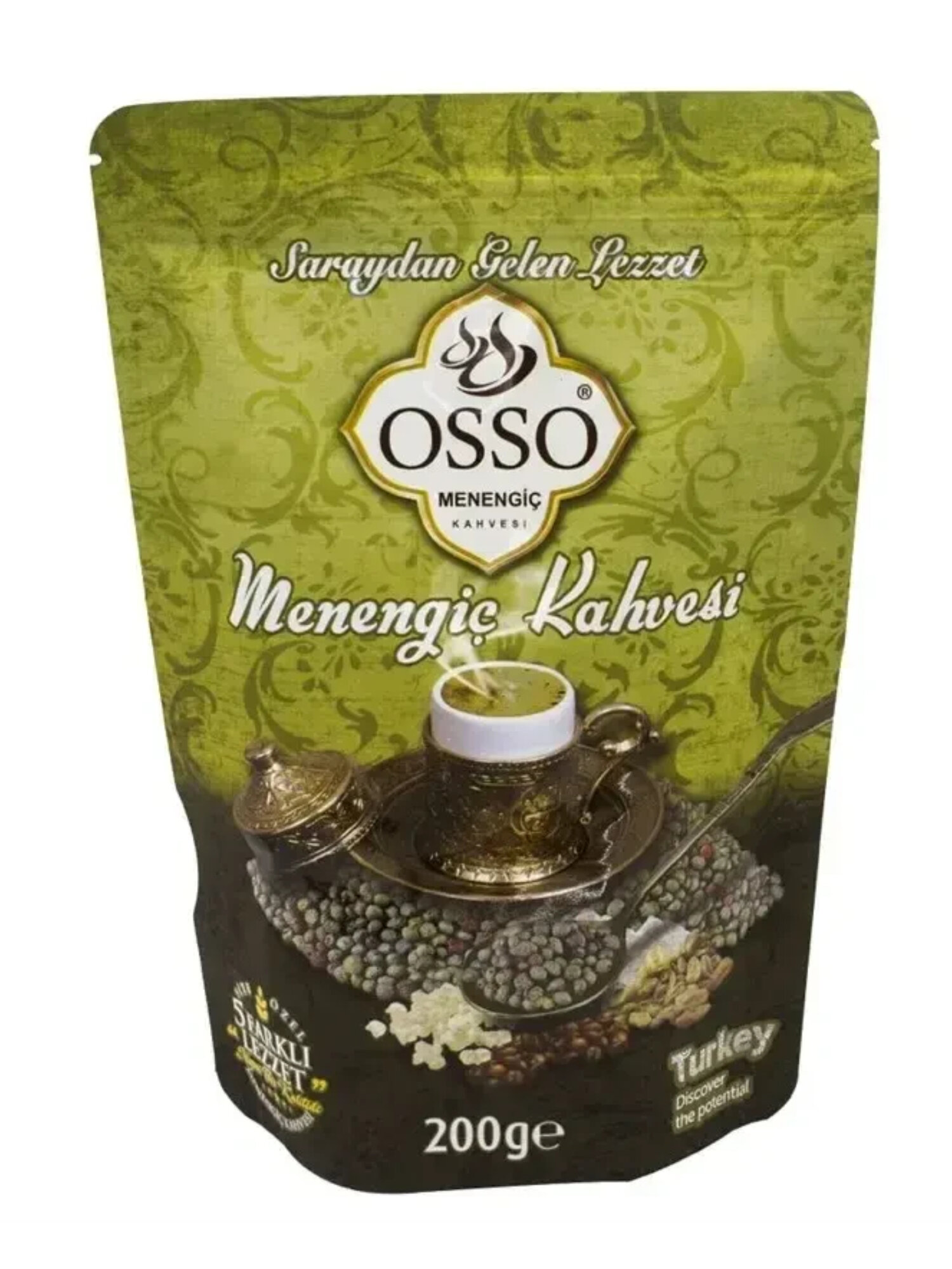 Кофе молотый Мененгич Osso Menengic с мастикой 200 г