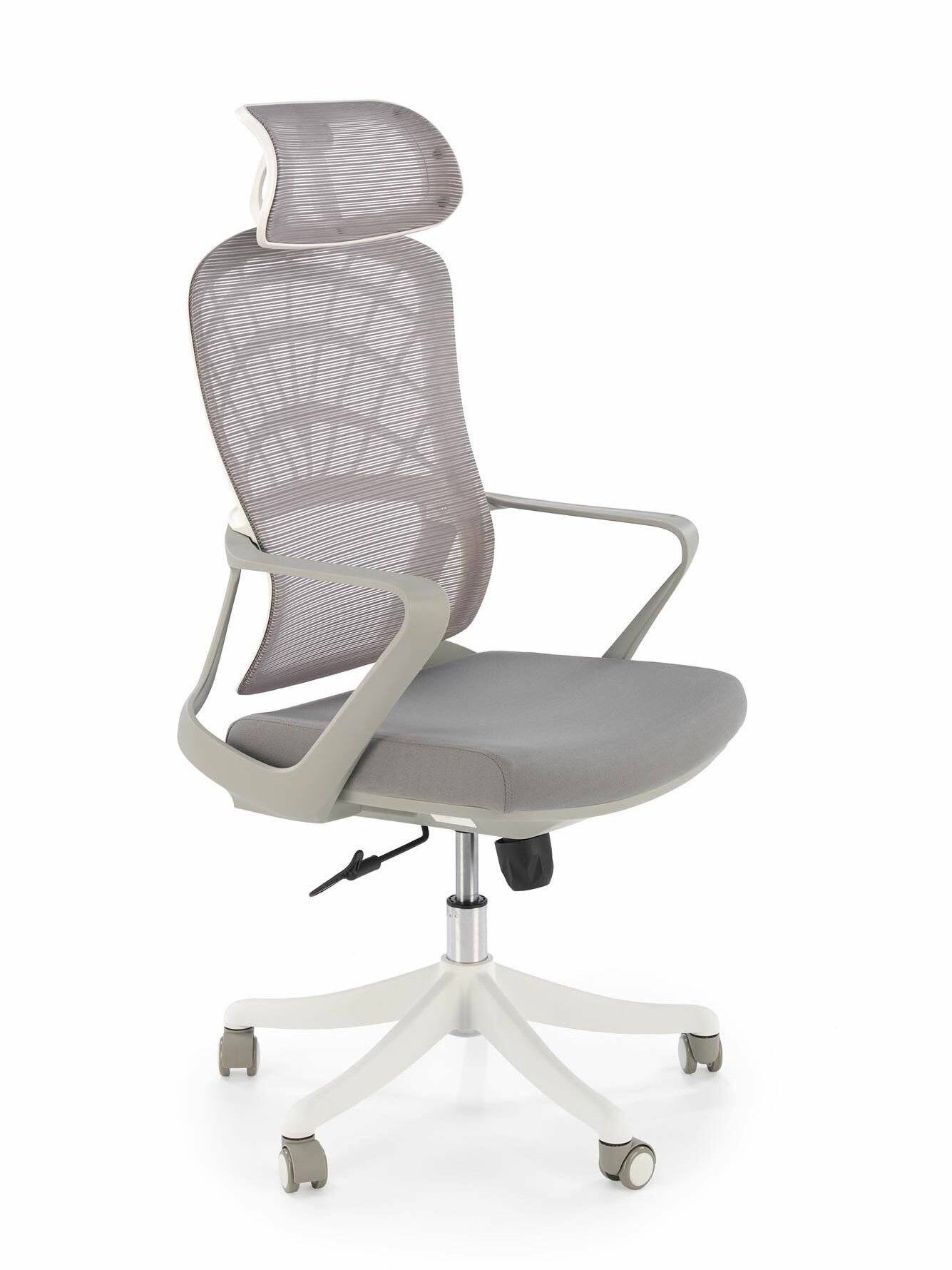 Кресло компьютерное HALMAR VESUVIO 2 серый/белый