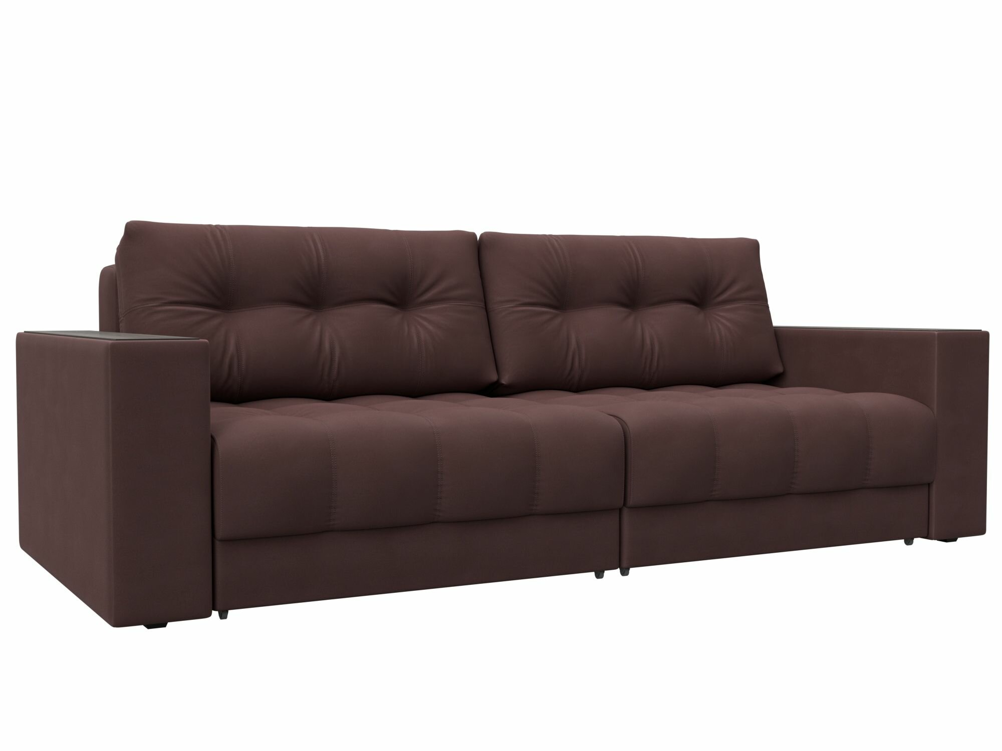 Диван прямой с декором Бруно НПБ, Замша