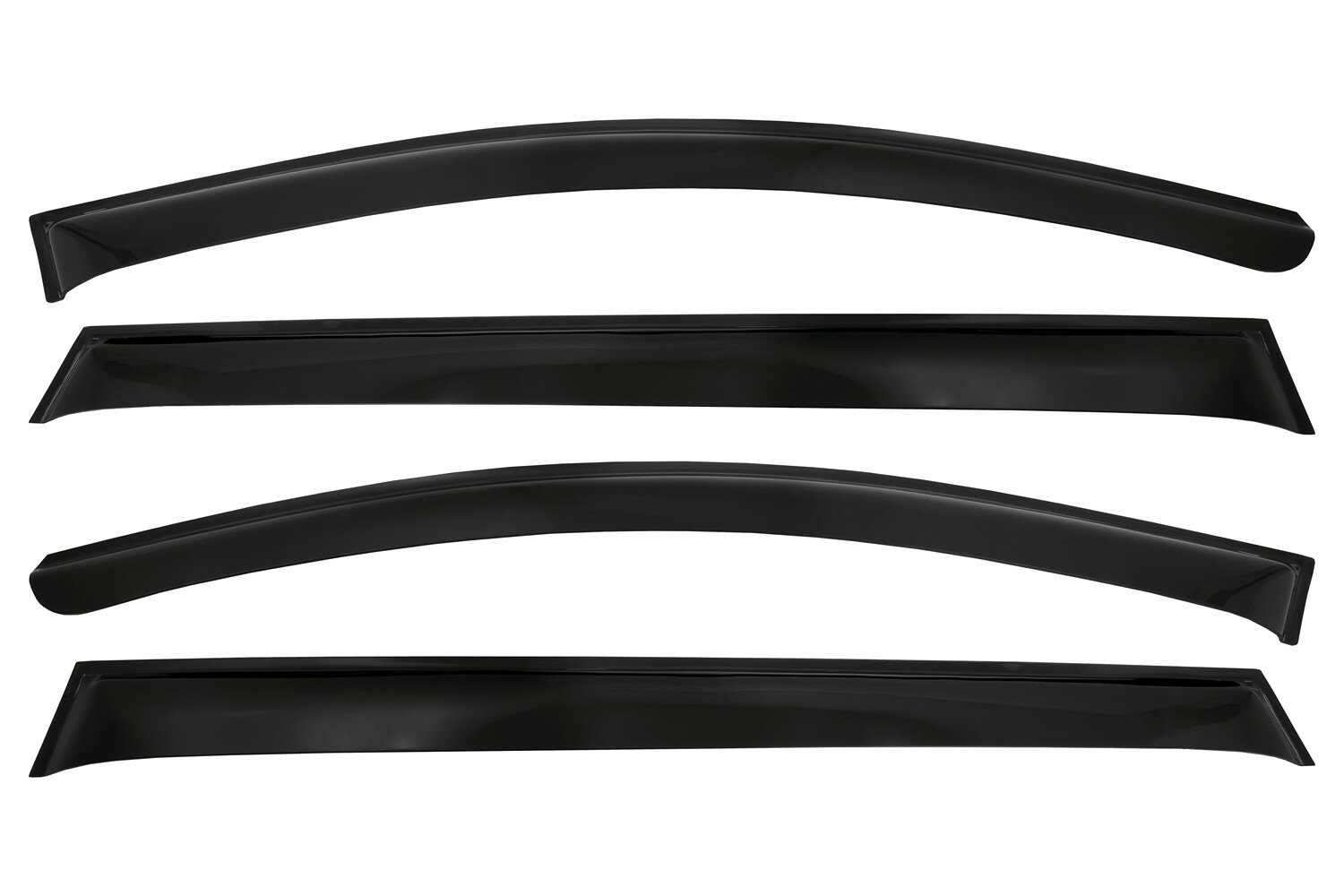 Дефлектор окон (накладной скотч 3М), 4 шт, для CHERY Tiggo 7 Pro, 2020-, кроссовер / CHERY TIGGO 7 PRO MAX 2022- / XCITE X-Cross 7 2024- / Черри Тигг