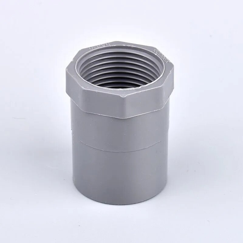 Соединитель ПВХ SgooHan 1/2"-2,5" серый, 2шт