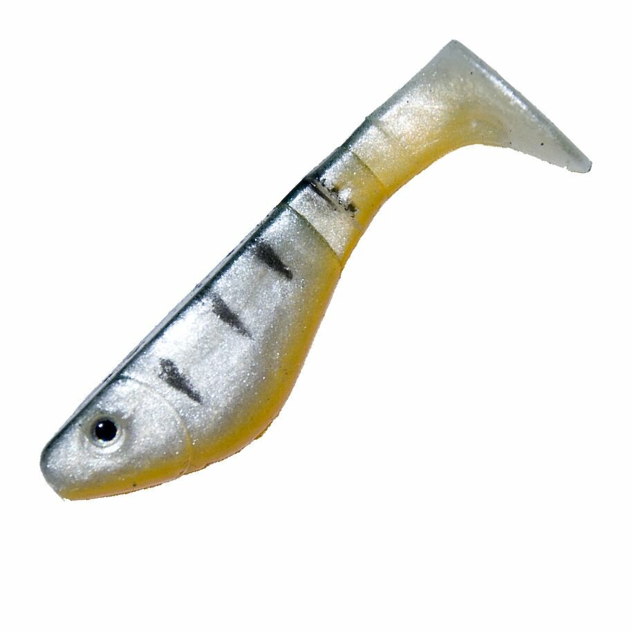 Силиконовая приманка на щуку, на судака, на окуня RUBICON Power Bait RIPPER-SHAD, 50 мм, цвет P142 (10 шт) /мягкая съедобная резина для рыбалки