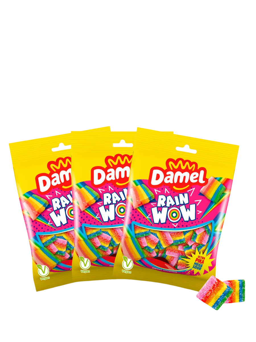 Мармелад жевательный VEGAN/HALAL "Пластинки мини разноцветные" 80гр (3шт)