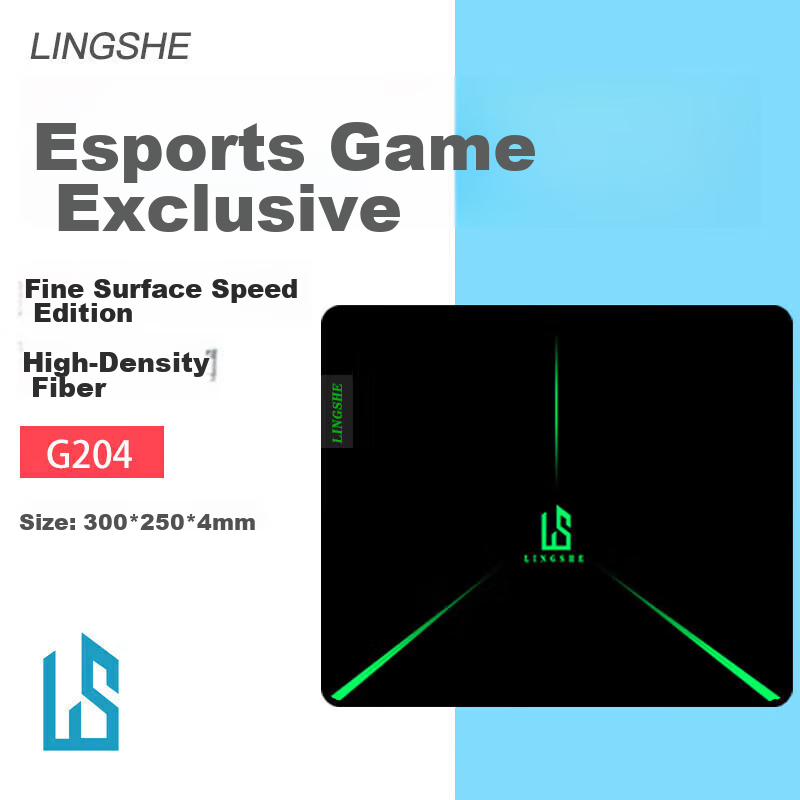 Мышечная подставка Lingshe из высокоплотной волокнистой ткани 300x250 мм для игр в стиле FPS с закрепленными краями