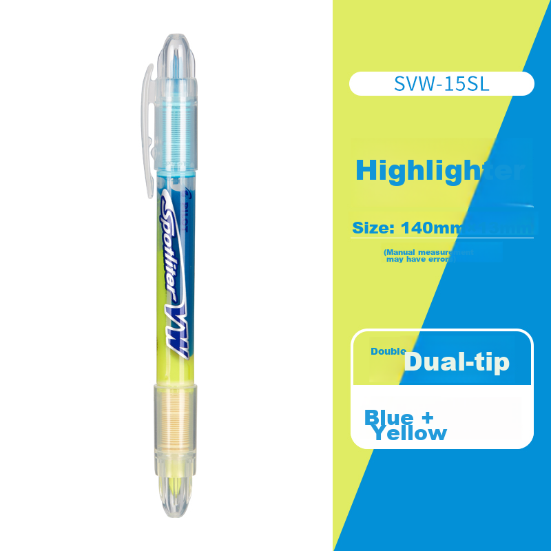 Пилот Двойный кончик Маркер ручка, Жидкое чернило флуоресцентная ручка, Студентские канцелярские принадлежности,