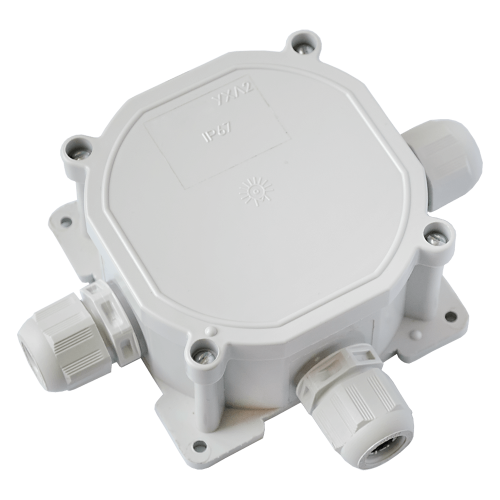 Коробка монтажная при открытой разводке (3 ввода) IP67 (КМ-255)