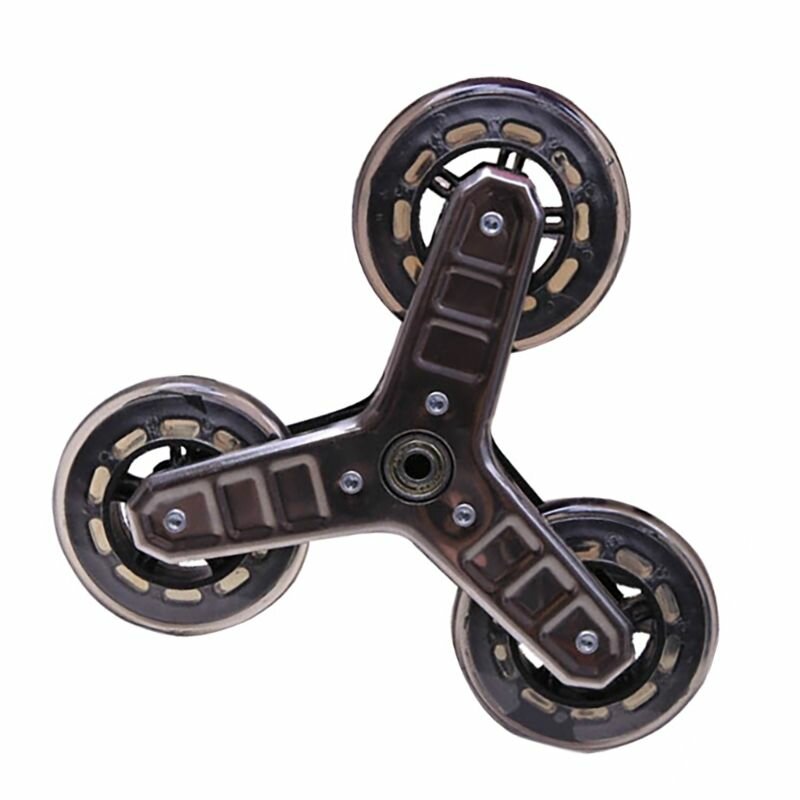 2 треугольных колеса с полиуретановым подшипником из нержавеющей стали