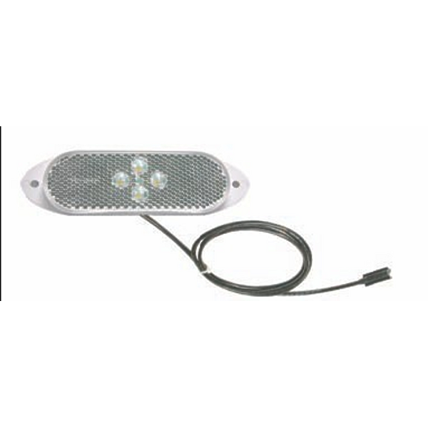 VIGNAL 104130 белый led с проводом l=0,5m клик \