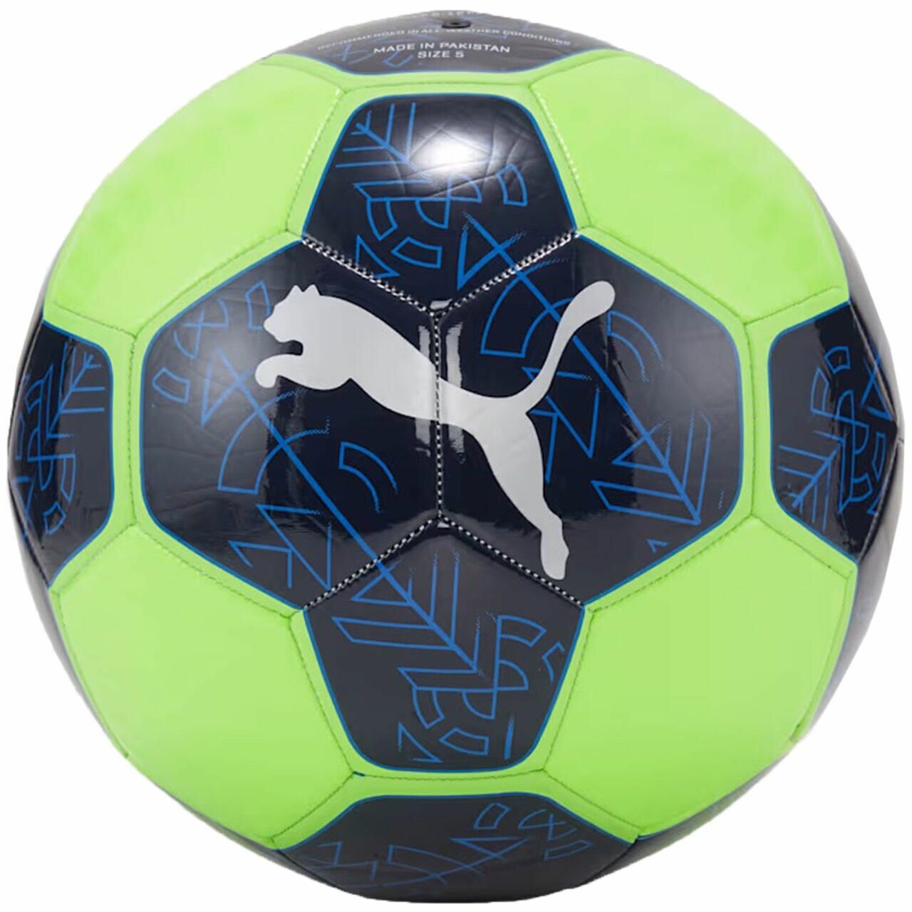 Футбольный мяч Puma Prestige, Decathlon, Цвет: Темно-Синий / Зеленый, Размер: 4