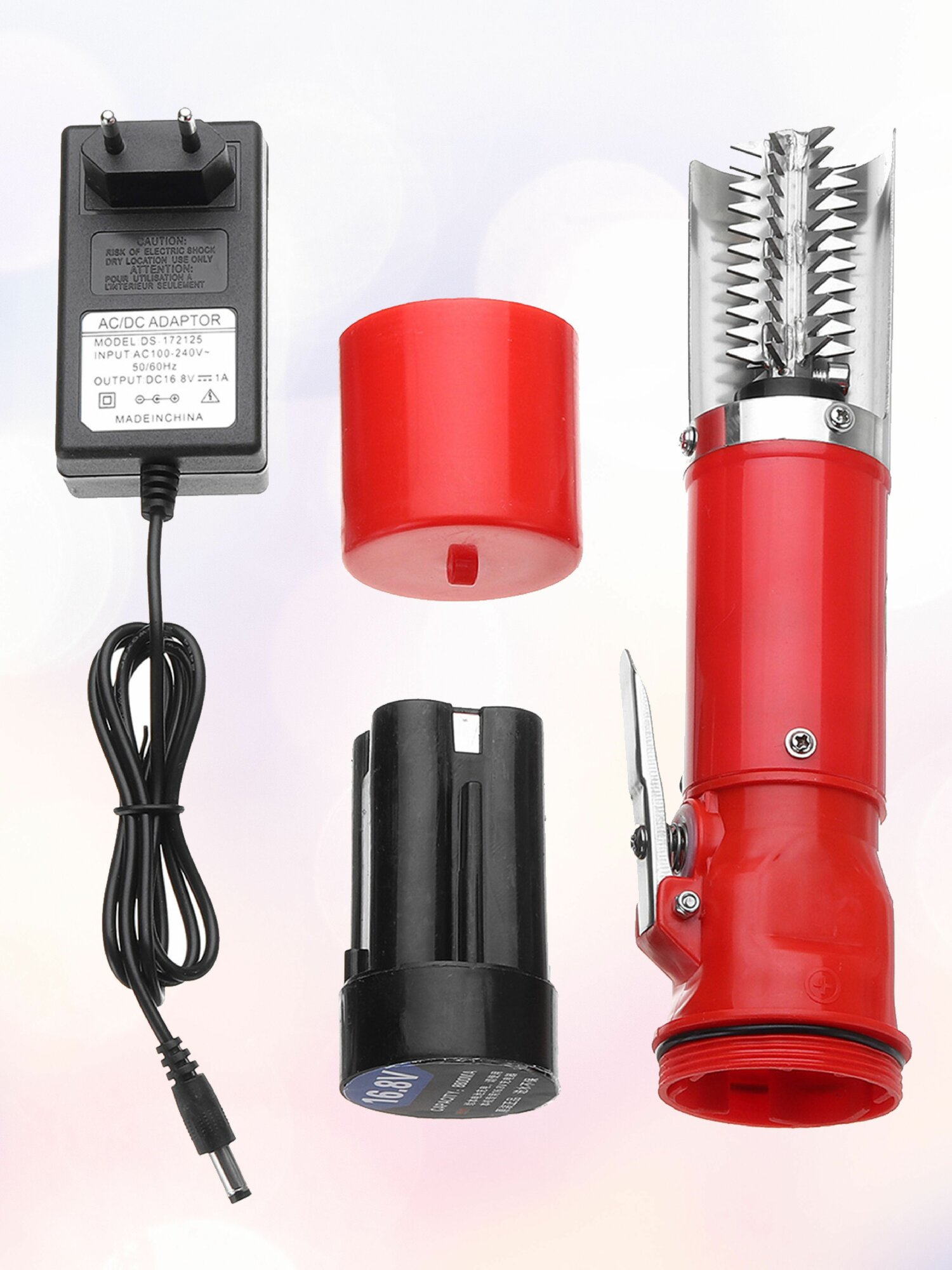 Электрическая аккумуляторная рыбочистка для быстрой и удобной чистки рыбы от чешуи на кухне и рыбалке