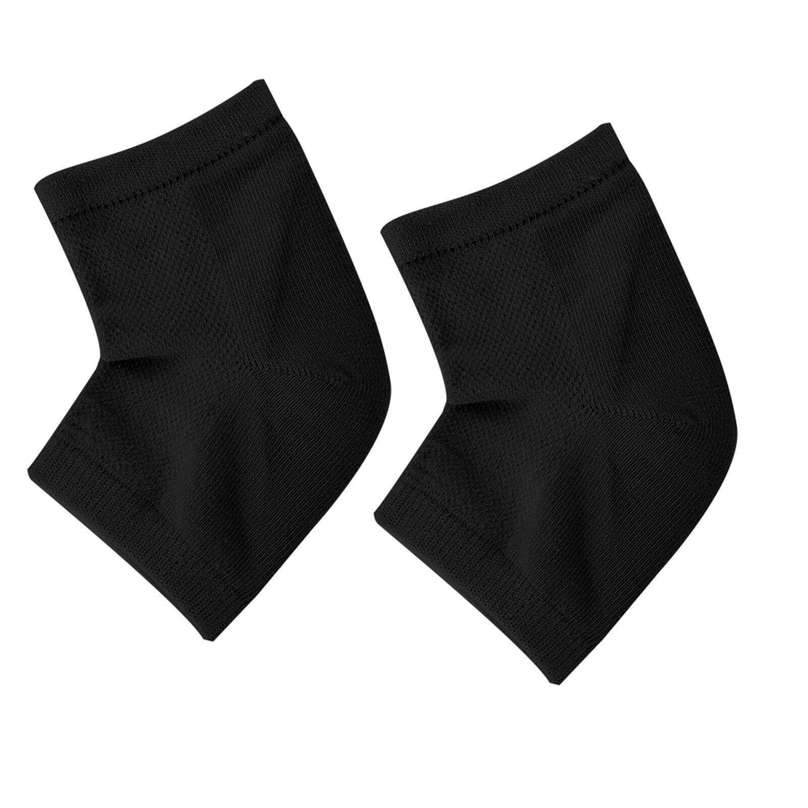 Гелевые носки для ухода за ногами, увлажняющие защитные рукава для пяток, носки для пяток черного цвета