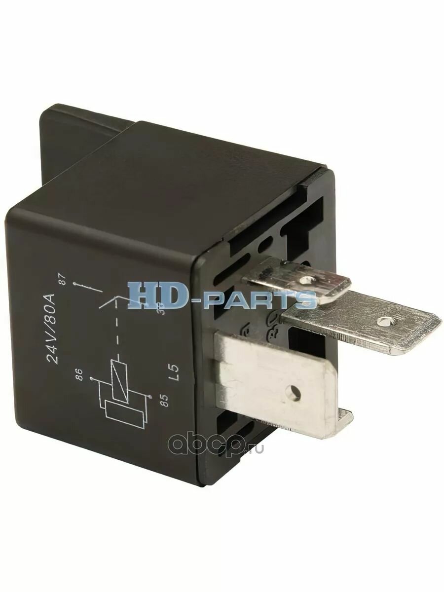 Реле света 4конт. 80A 24V.