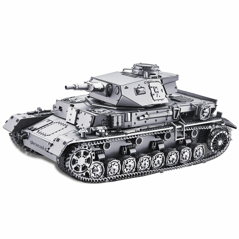 Piececool Металлическая 3D модель 1:48 Panzer IV Tanks D, набор-пазл для взрослых и коллекционеров подарочный набор для сборки и декора интерьера