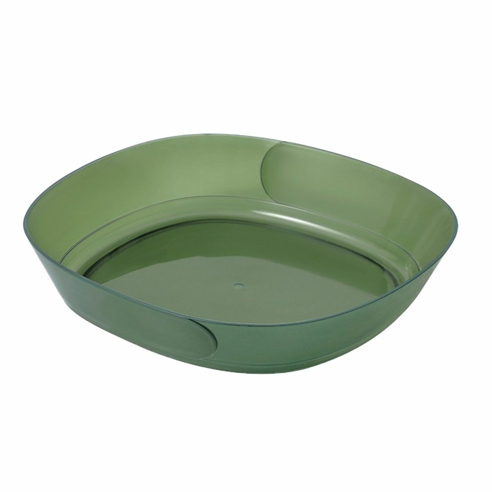 Прозрачная многоразовая тарелка для десертов и фруктов