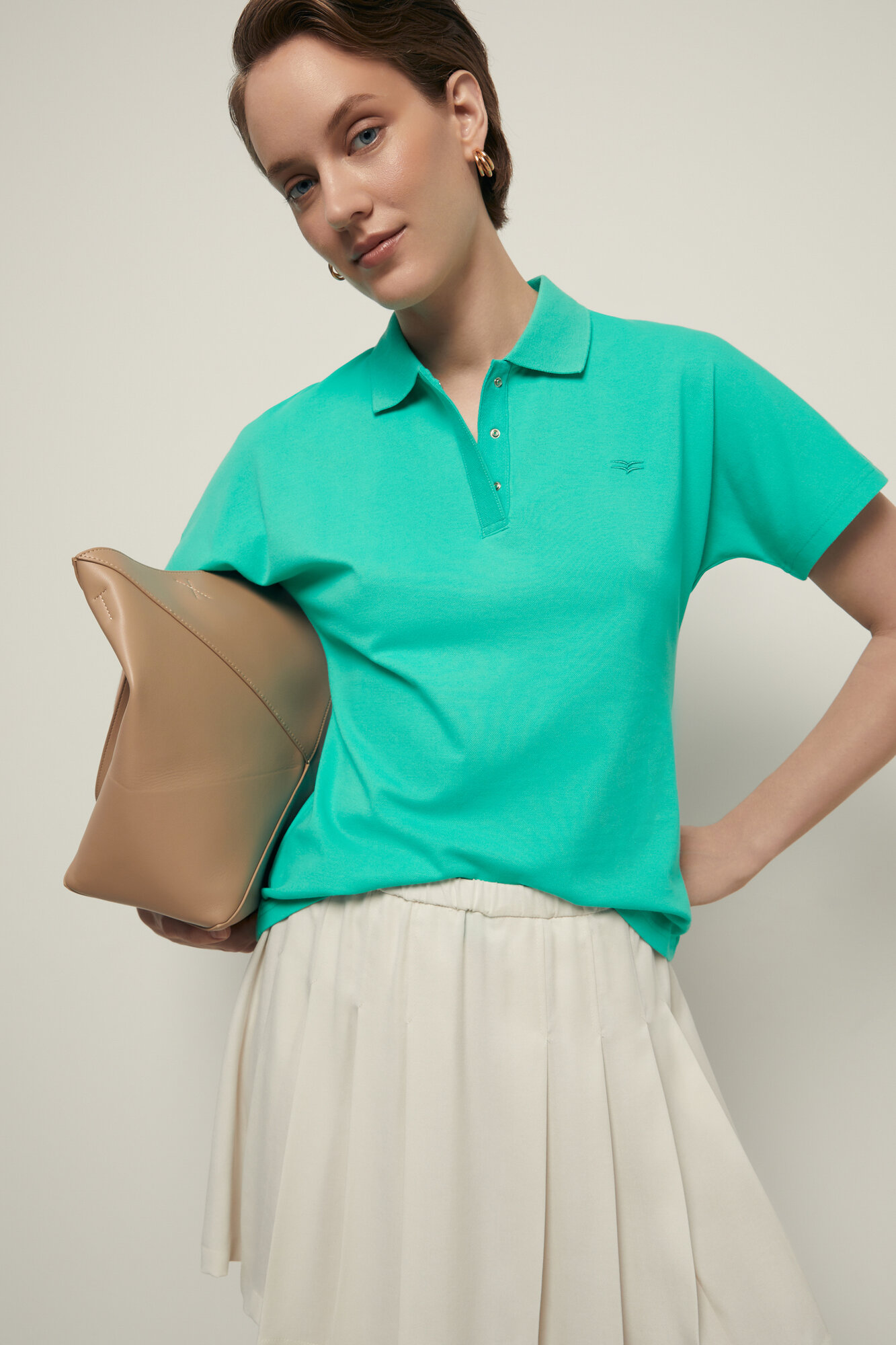 Поло с коротким рукавом