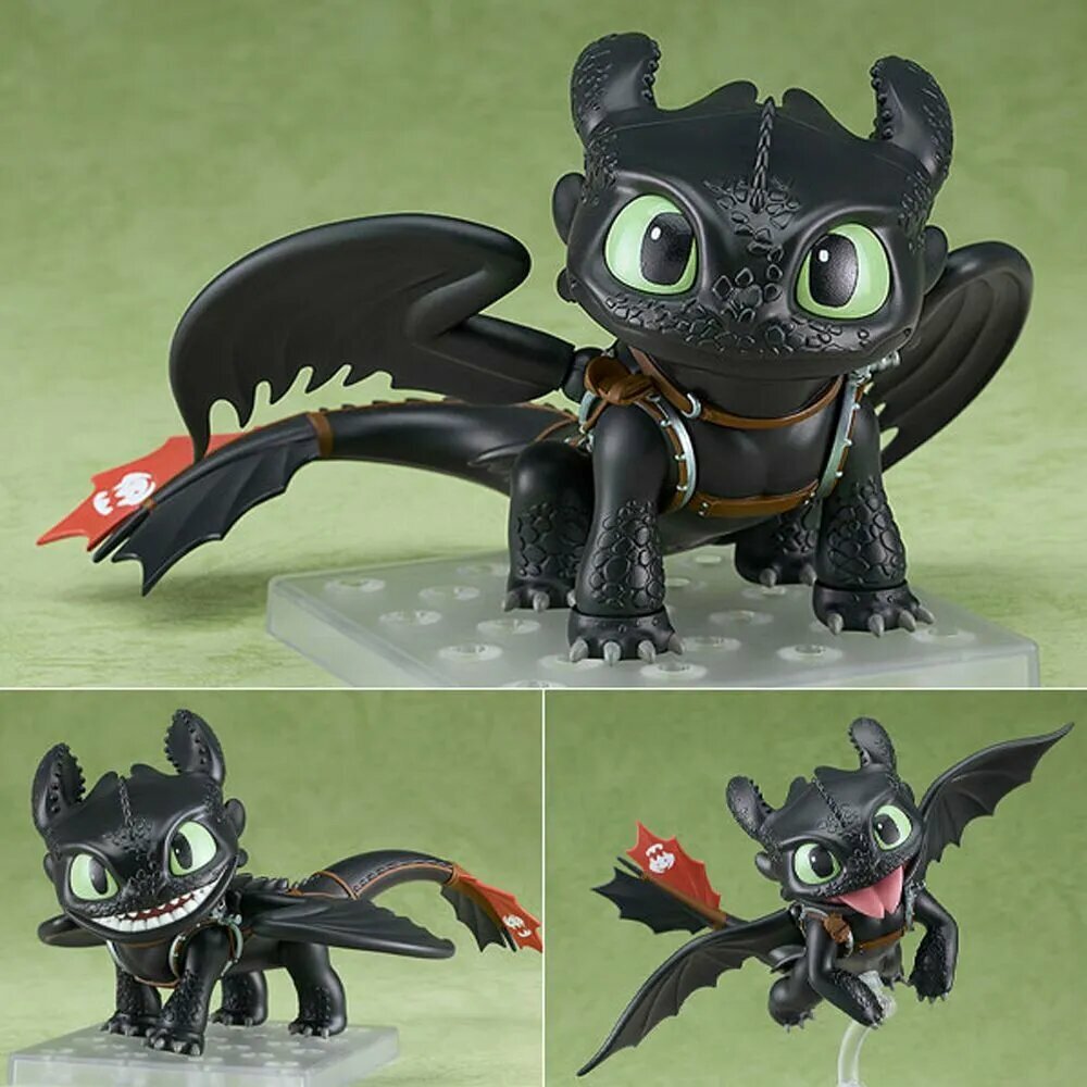 Фигурка Как приручить дракона Беззубик / How to Train Your Dragon Toothless Нендороид (8.5 см) 2238
