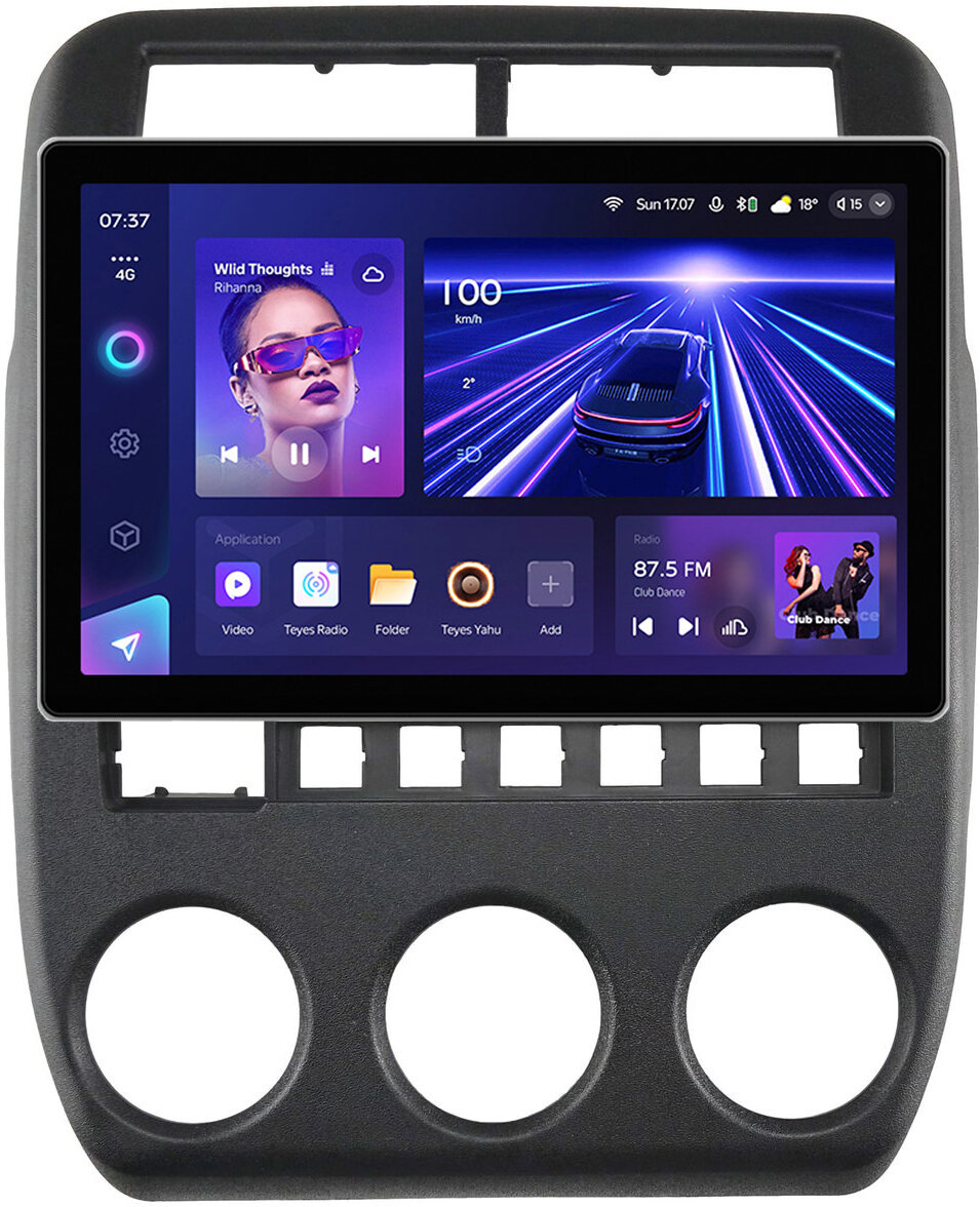 Штатная магнитола Lada Niva Legend, Urban, Bronto, Sport, 2121, 2131 (4x4), ВИС 2346 2021-2025 Teyes CC3 2K 4/32-9-3194 11.5" Android 10 (4G-SIM, DSP,