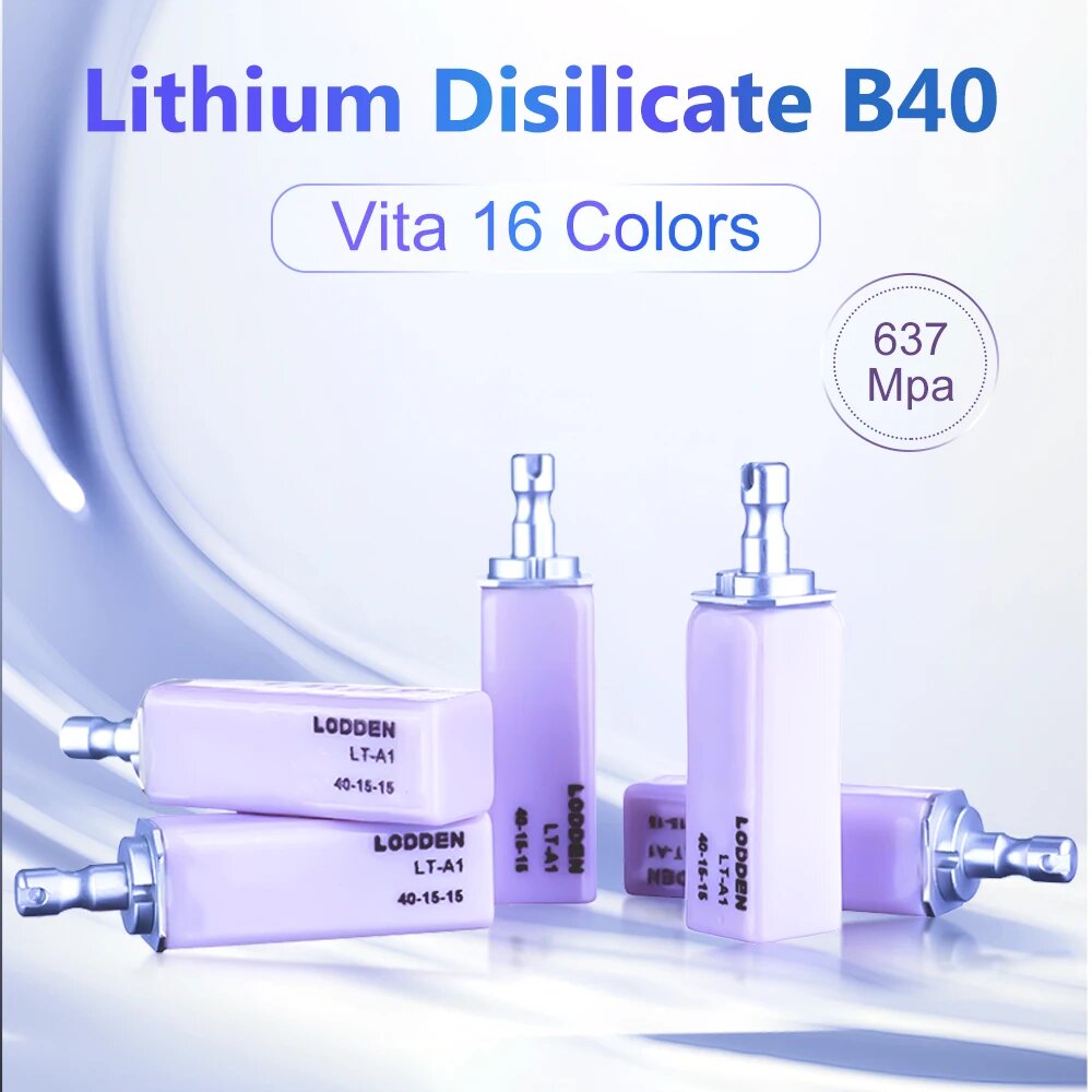 4 шт. Lodden стоматологические блоки дисиликата лития LT/HT/MT стоматологический стеклянный керамический блок для CAD CAM индикация шпон/корона/моста