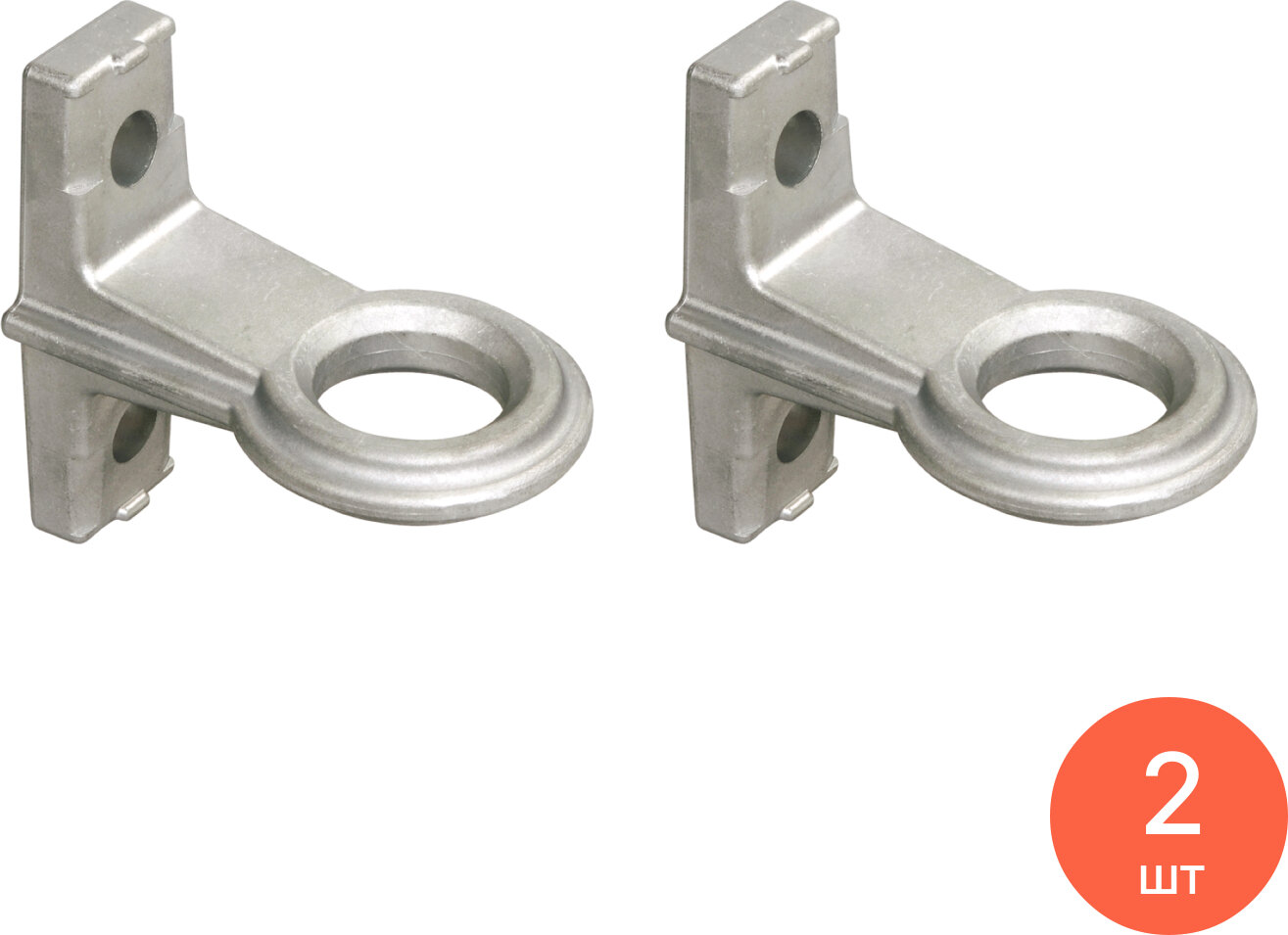 Кронштейн крепежный IEK / ИЭК КАМ-4000 (CA 1500/2000, SO 253) анкерный, из алюминия, разрушающая нагрузка 20000Н / крепеж (комплект из 2 шт)